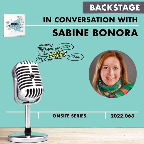 Stream episode Sabine Bonora - BACKstage #DESIGNtoCHANGE With Ruud ...