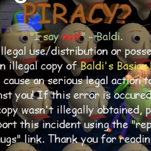Stream anti piracy screen music-Baldis basics plus. by days. | Listen ...