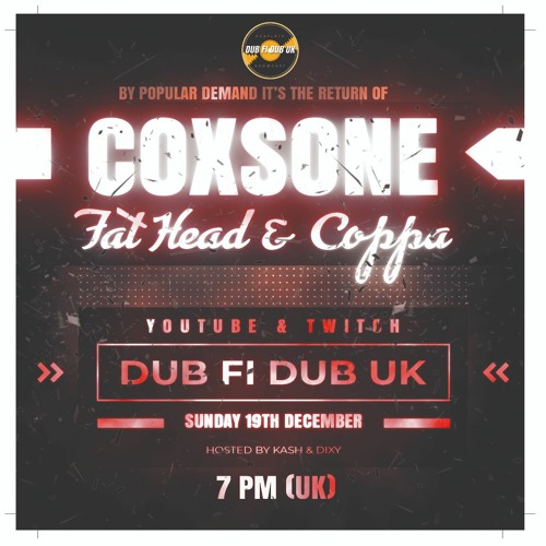 Stream THE LEGENDARY COXSONE 2022 by DUB FI DUB UK | Listen online for ...