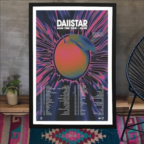 Stream Daiistar Good Time Tour 2024 EU UK Poster by Hoolatee | Listen online for free on SoundCloud