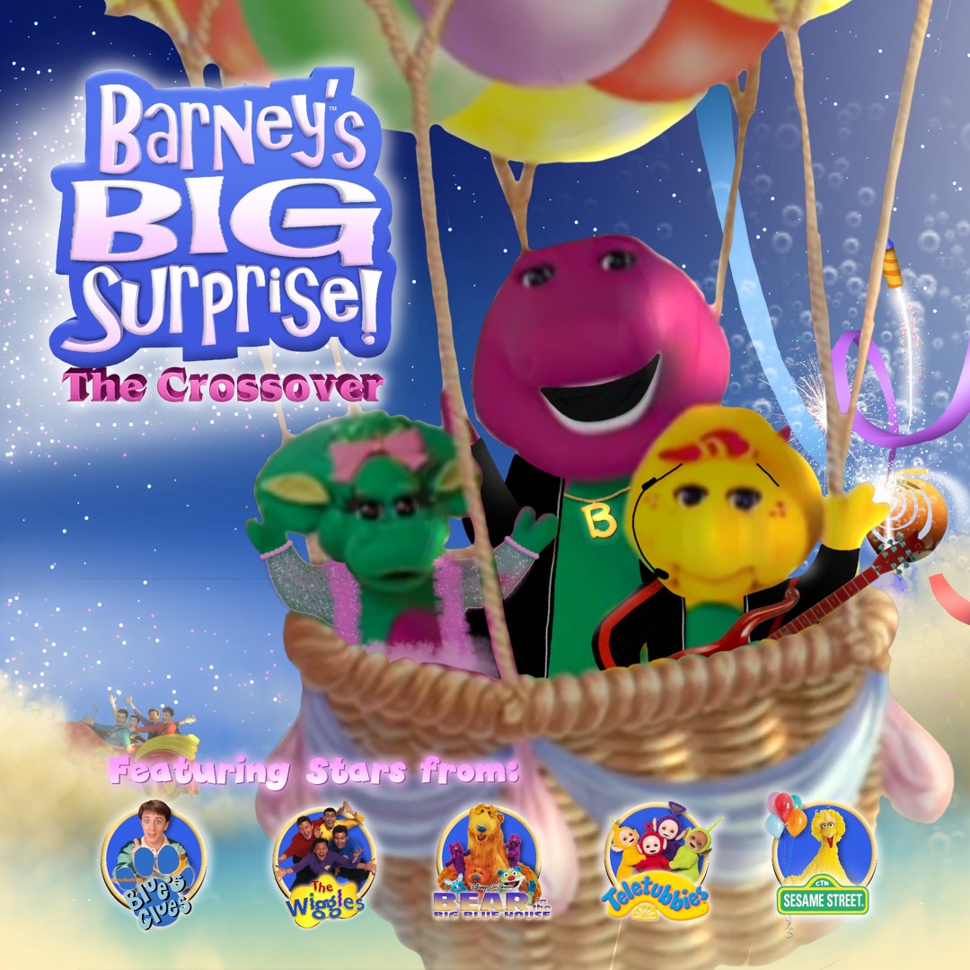 The Wiggles Barney Crossover