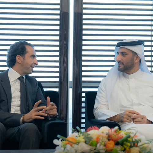 Stream Sheikh Sultan bin Ahmed bin Sultan Al Qasimi, receiving a ...