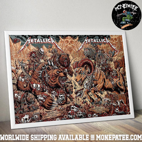 Stream Metallica M72 World Tour Poster Night 1 And 2 In Denver Colorado ...
