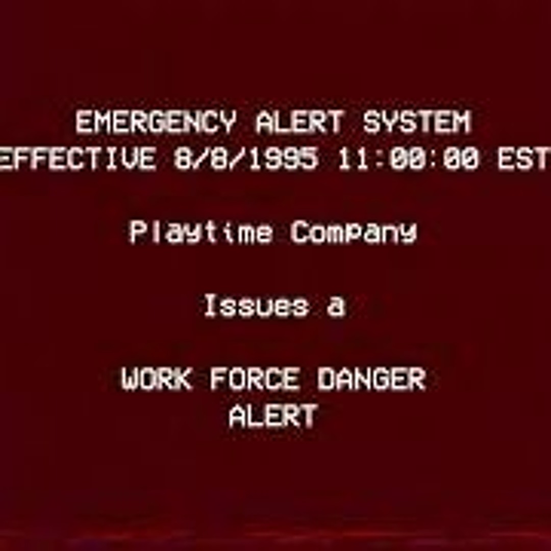 Stream Poppy Playtime Chapter 3 - 8/8/95 Emergency Alert VHS by ...