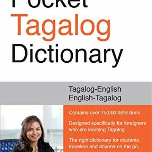 Pocket Tagalog Dictionary Tagalogenglishenglishtagalog
