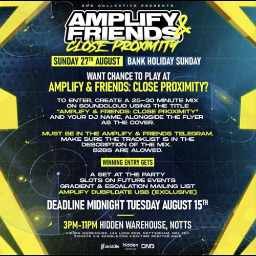 Stream (TOP 10)DJKJ: ‘AMPLFIY&FRIENDS: CLOSE PROXIMITY’ by KJ | Listen ...