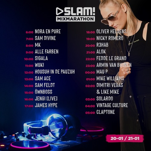 Stream Sam Ace - SLAM! MixMarathon - 20 January 2023 by DJ Sam Ace ...