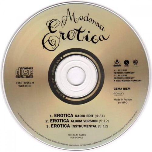Stream Madonna - Erotica (Honey Dijon and Sebastian Manuel Edit) by e.s ...