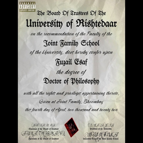 Stream PHD IN JOINT FAMILY | (OFFICIAL AUDIO) | ALBUM - FUZAIL by ...