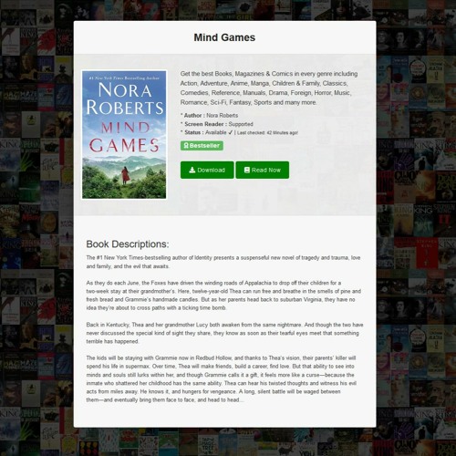 Stream Download [PDF] Book Mind Games by Nora Roberts from Wooten719 ...