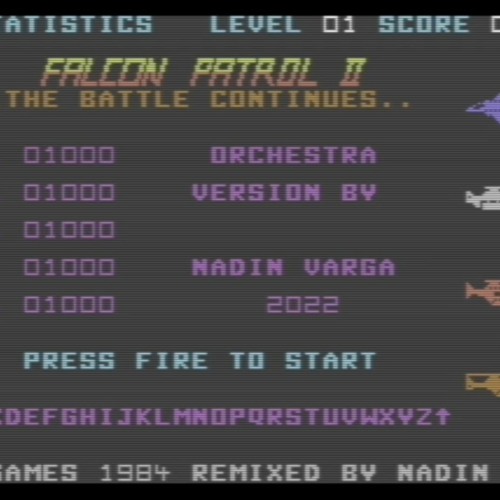 Stream C64 Falcon Patrol II music orchestral version by Nadin.zene ...