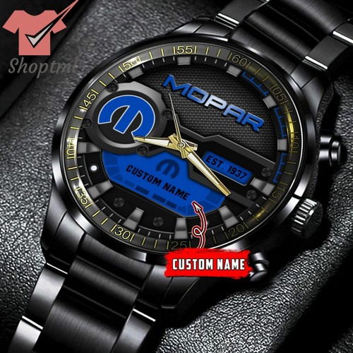 Stream Mopar est 1937 custom name black stainless steel watch by Shop ...
