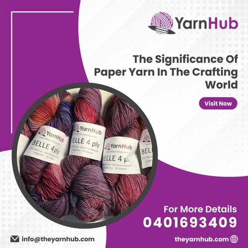 Stream Unraveling The Importance Of Paper Yarn In Crochet Creations by Yarn Hub | Listen online ...
