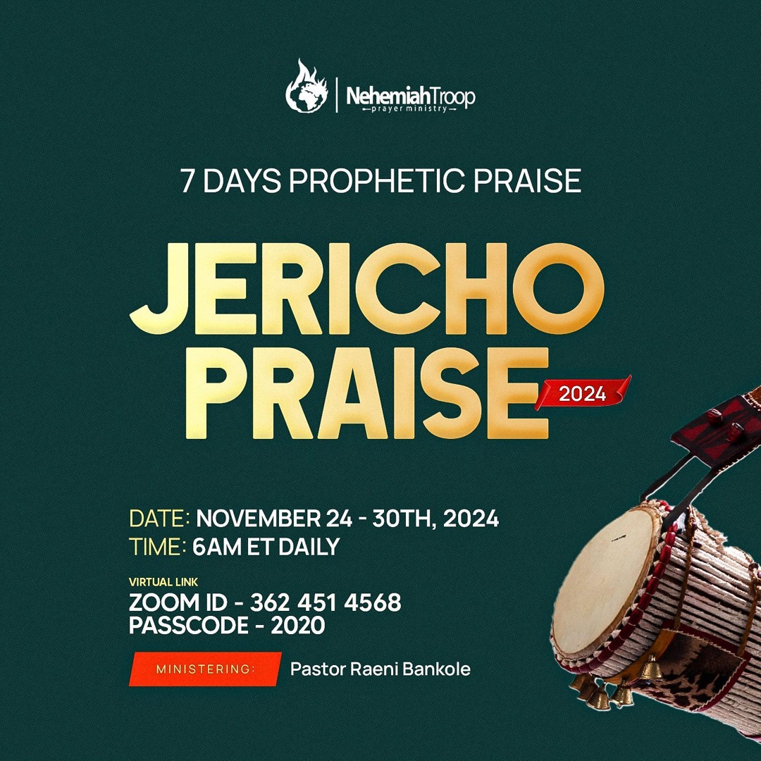 Stream Nehemiah Troop Prayer Ministry | Listen to JERICHO PRAISE 2024 ...