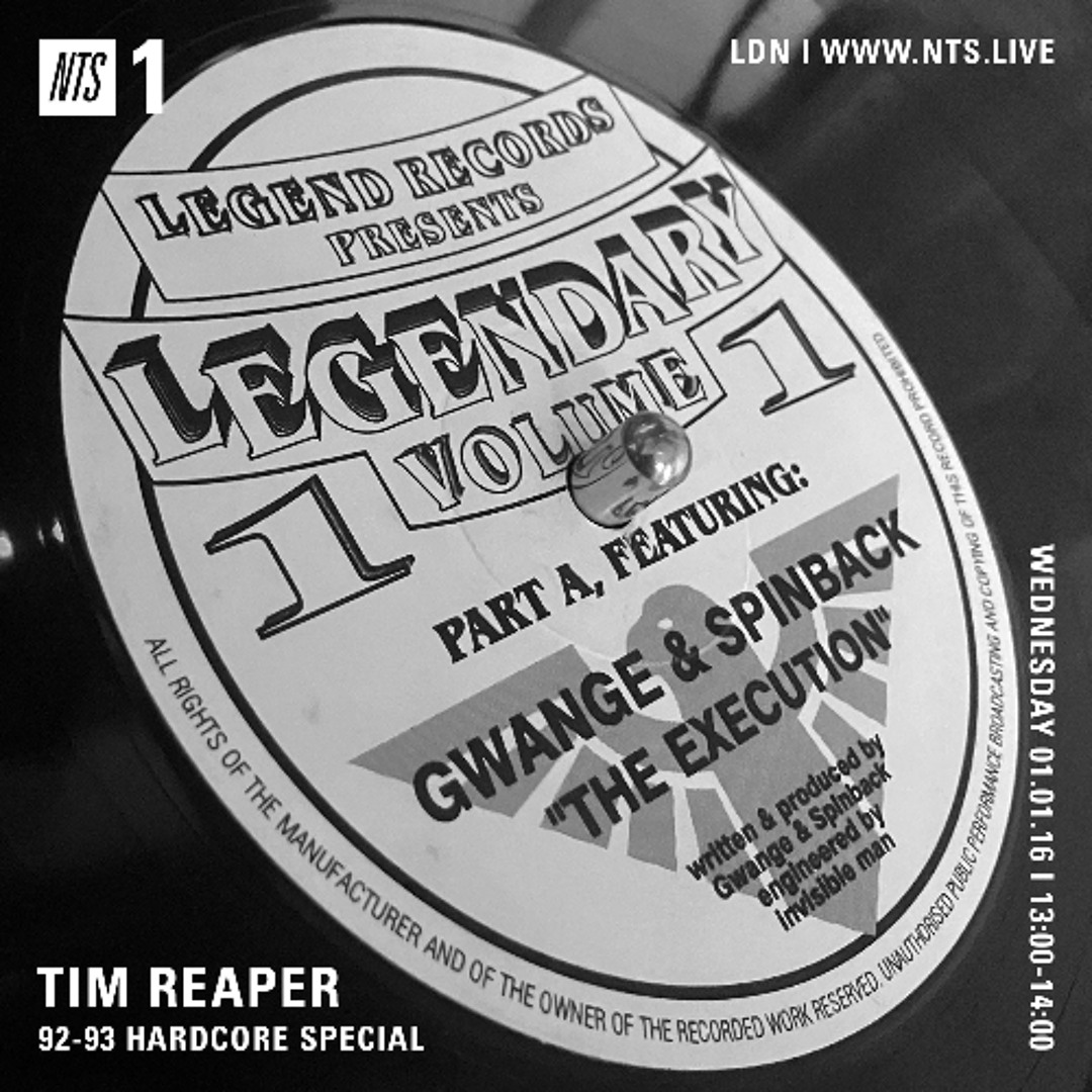 Stream Tim Reaper On NTS Radio - 4th June 2025 (92-93 Hardcore Special ...