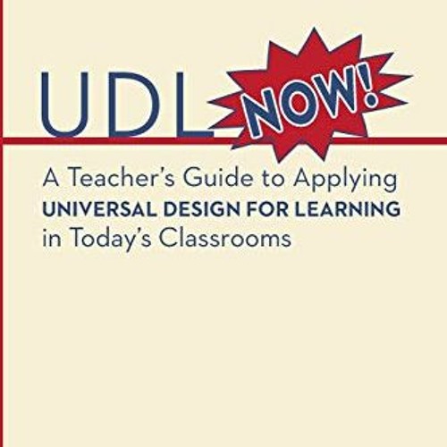 Stream Open Pdf Udl Now A Teachers Guide To Applying Universal