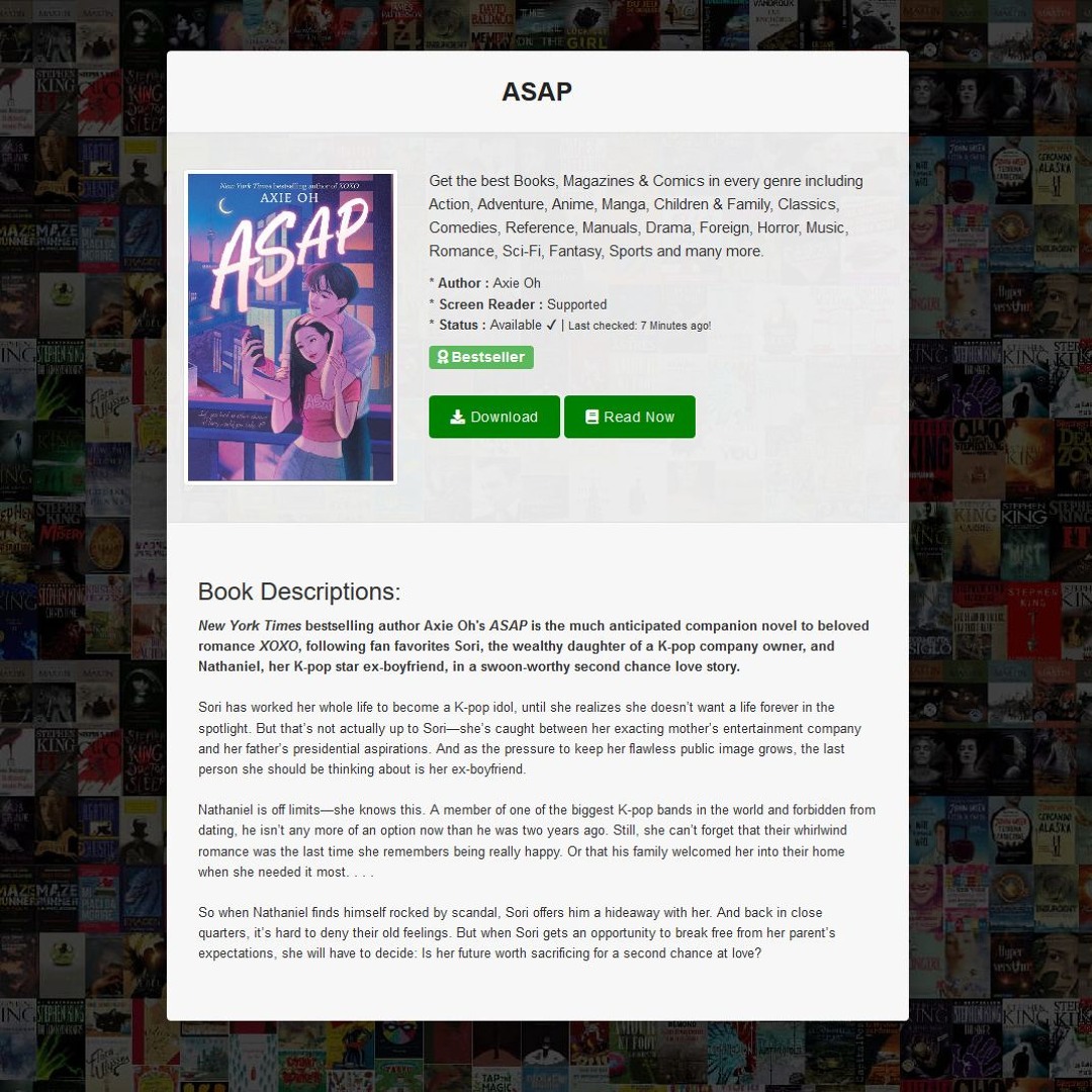 Stream [PDF] Books Download ASAP by Axie Oh from Mullins753 | Listen ...