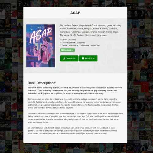 Stream [PDF] Books Download ASAP by Axie Oh from Mullins753 | Listen online for free on SoundCloud