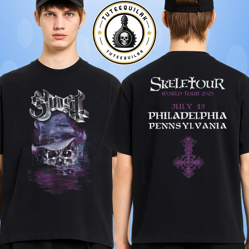 Stream The Ghost Band Philadelphia 2025 Skeletour World Tour Venue Tee ...