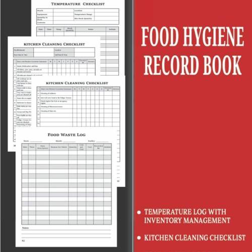 Stream Kindle online PDF Food Hygiene Record Book: Food Temperature Log ...