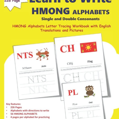 Stream ⚡Audiobook🔥 Learn to Write HMONG ALPHABETS Single and Double ...