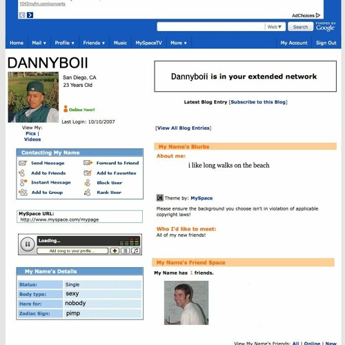 Stream MYSPACE MIX By DANNYBOII Listen Online For Free On SoundCloud Stream MYSPACE MIX By DANNYBOII Listen Online For Free On SoundCloud