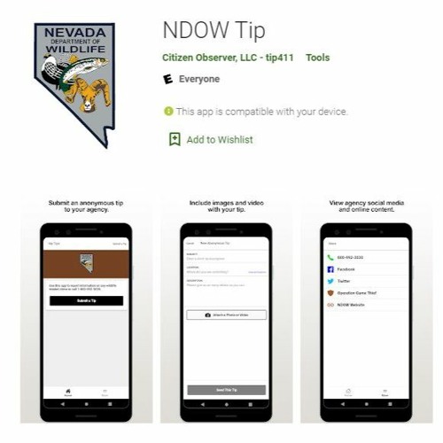 Stream NDOW Tip by The Nevada Department of Wildlife's Nevada Wild ...
