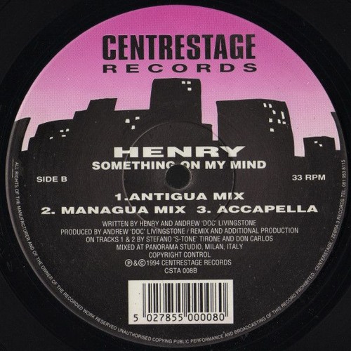 Stream Henry - Something On My Mind (Antigua Mix) by Infectious Trax ...