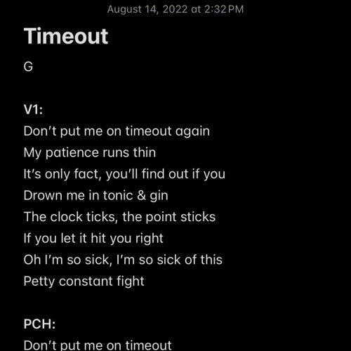 Stream Timeout by Bryson Burns | Listen online for free on SoundCloud