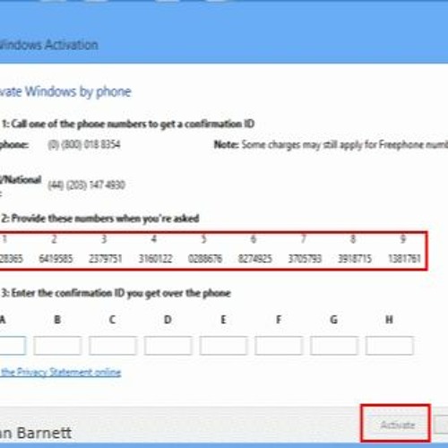 Stream Windows Activation Confirmation Id from ScenapQatka | Listen ...