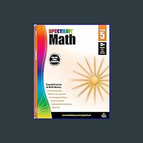 Stream {PDF} 📖 Spectrum 5th Grade Math Workbooks, Ages 10 to 11, Math ...