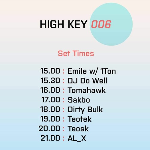 Stream High Key 006: UKG Set by sakbo | Listen online for free on ...