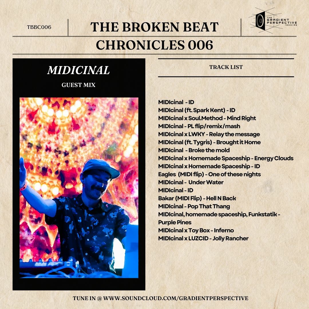 Stream MIDIcinal | Listen to The Broken Beat chornicles 006 - TGP Mix ...