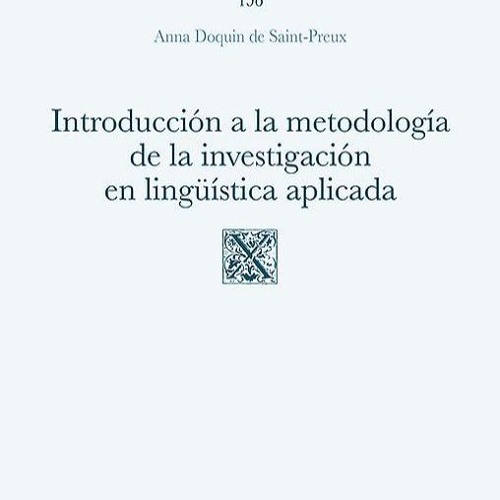Stream ⚡Audiobook🔥 Introducci?n a la metodolog?a de la investigaci?n en ling??stica aplicada by ...