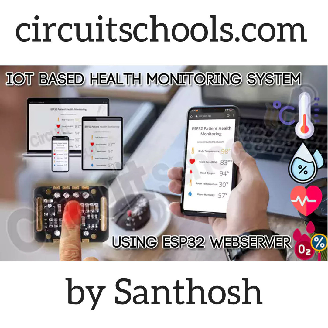 Stream IoT based health monitoring system using ESP32 Webserver (made with Spreaker) by Circuit ...