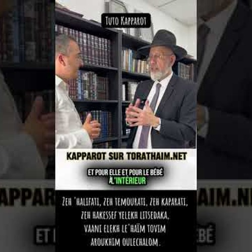 Stream Tuto kapparot! - > www.torathaim.net by Rav David Touitou ...