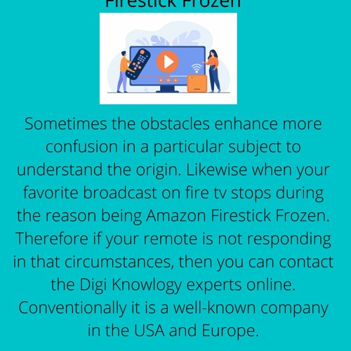 Stream Utterly Incredible Solution to Amazon Firestick Frozen by Olivia ...