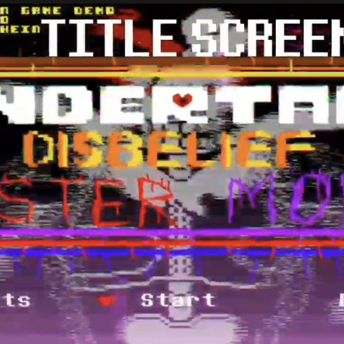 Stream UNDERTALE Disbelief Papyrus Burtal Master Mode - Title Screen by ...
