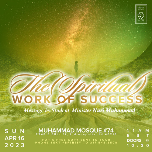 Stream THE SPIRITUAL WORK OF SUCCESS by NURI MUHAMMAD | Listen online ...