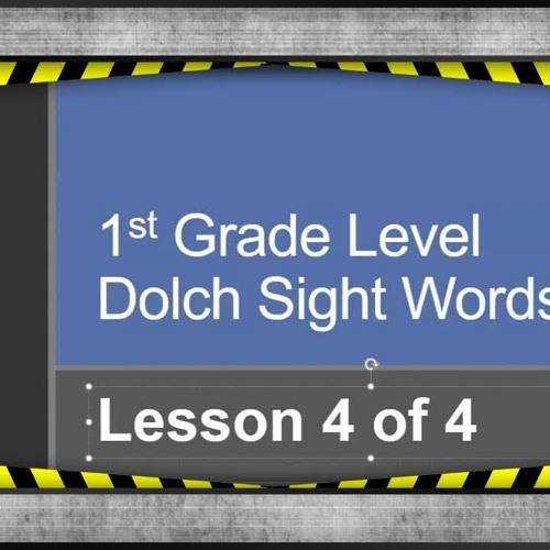 Stream episode 1st Grade Level Dolch Sight Words English Vocabulary ...