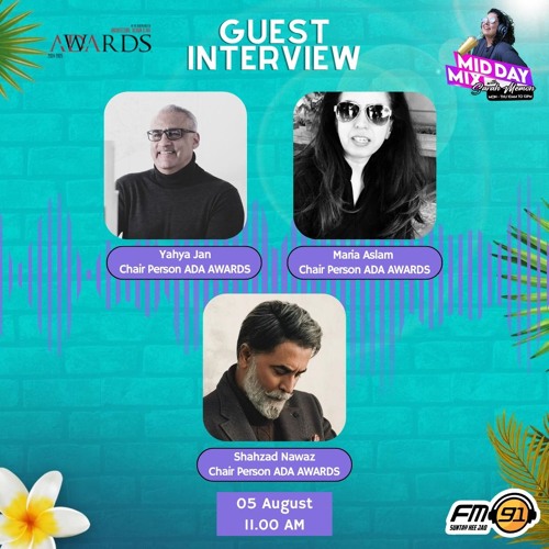Stream Maria Aslam, Shahzad Nawaz & Yahya Jan (ADA AWARDS) Interview ...