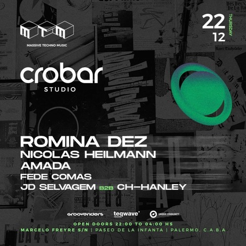 Stream STUDIO CROBAR // INDIE TECHNO // DIC 2022 by AMADA LOVER ...