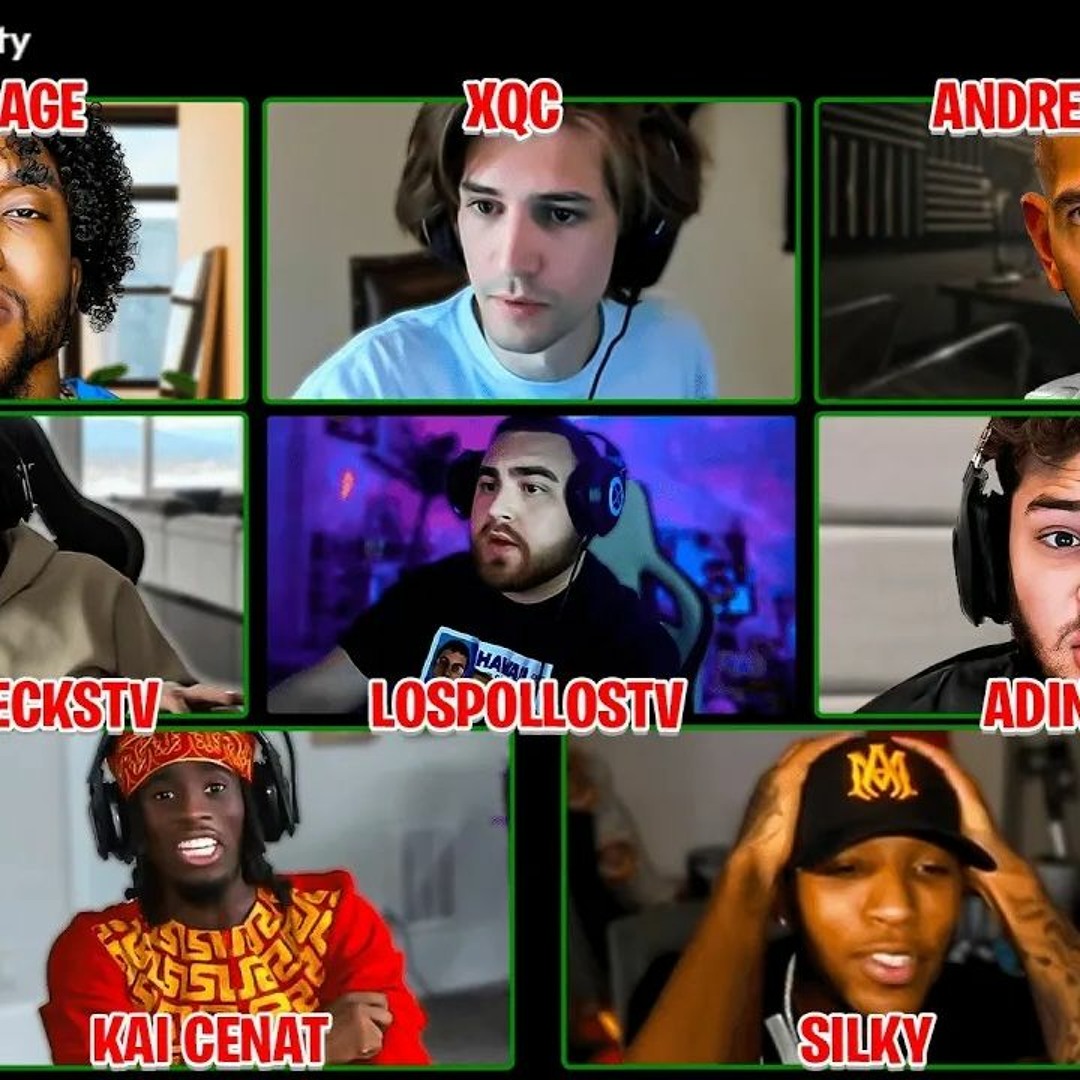 Stream episode Podcast With Andrew Tate, XQc, Adin Ross, Trainwreckstv, Silky, LosPollosTV ...