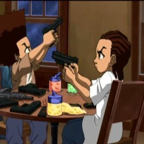 The Boondocks Huey With Gun