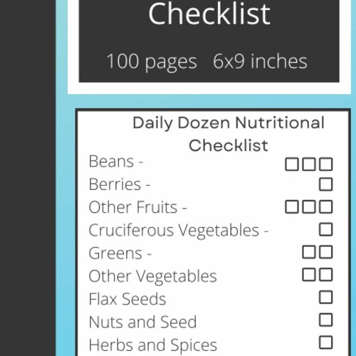 Stream Ebook Daily Dozen Checklist: Plant-Based Nutrition Checklist for ...