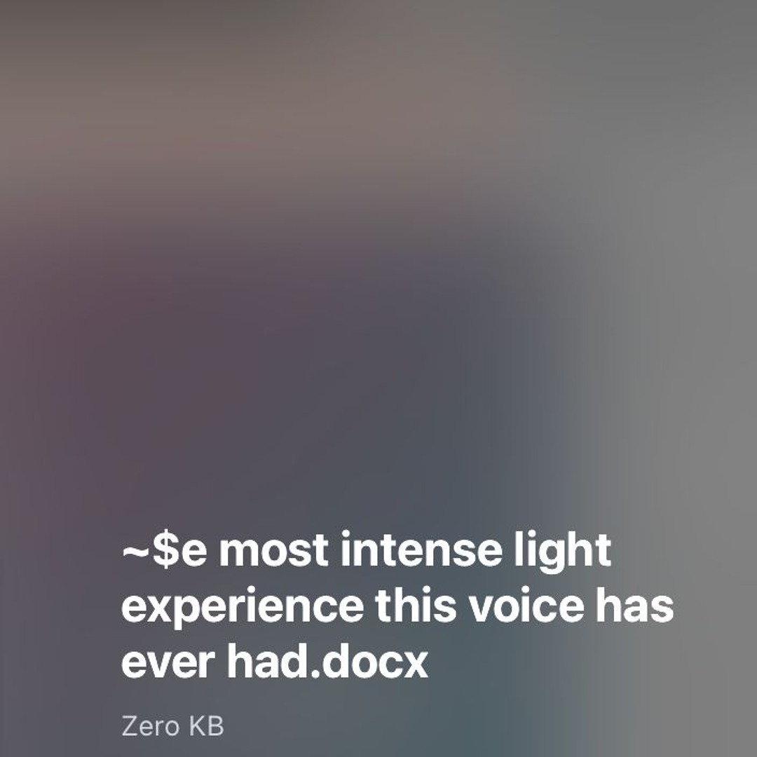 Stream the most intense light experience this voice has ever had by 𝕶𝖓𝖓 ...