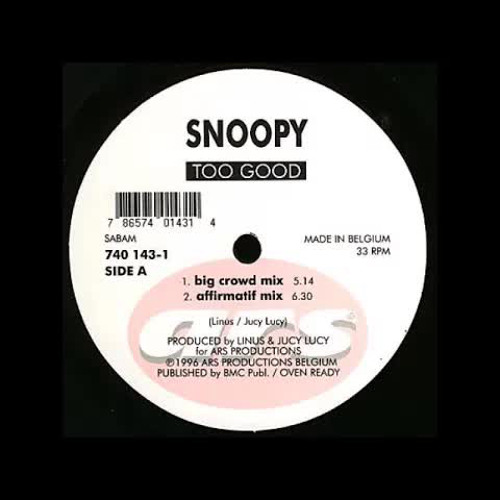 Stream Snoopy - Too Good (Live Bass Mix) by Jus’ Gaet | Listen online ...