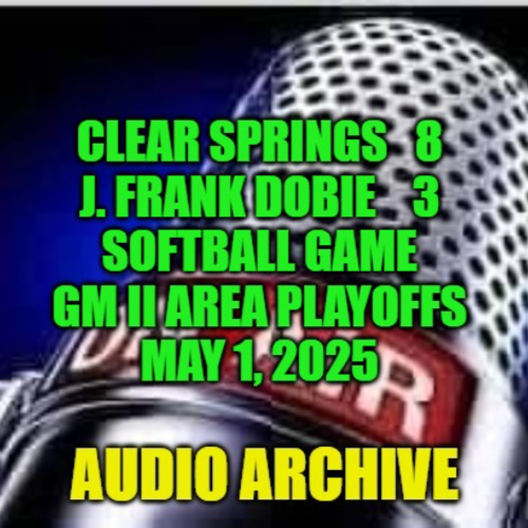 Stream Clear Springs vs. Dobie girls Softball game May 1, 2025 GM Ii by ...