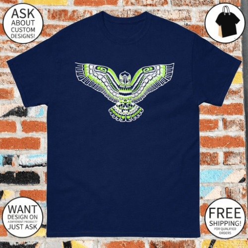 Stream Seattle Seahawks Football Duwamish PNW Native American flying ...