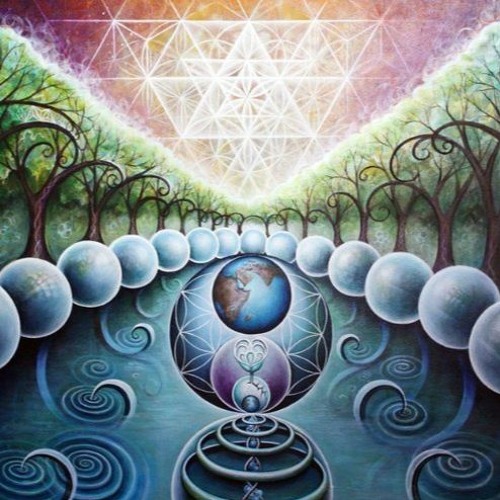Stream Sacred Ceremony - sacred geometry garden by MICKEY SPACE ...